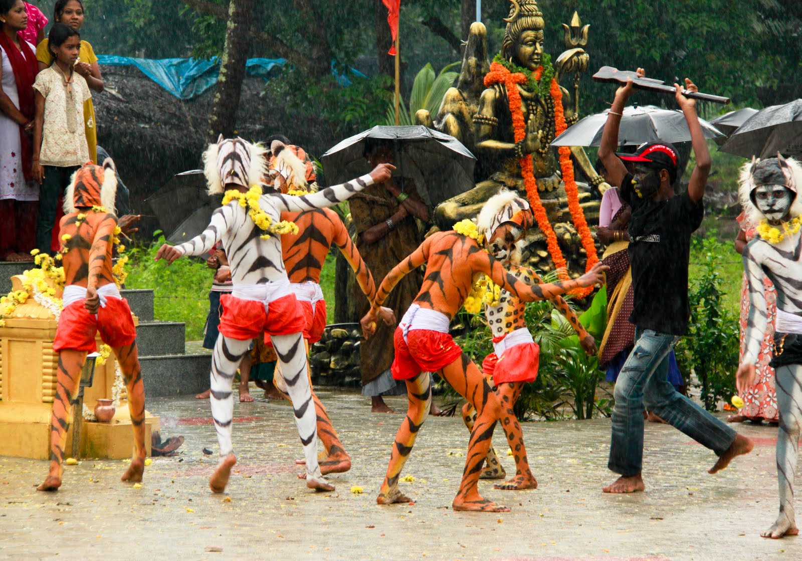 Musings Of An Ordinary Parent: Pilivesha (Tiger Dance)