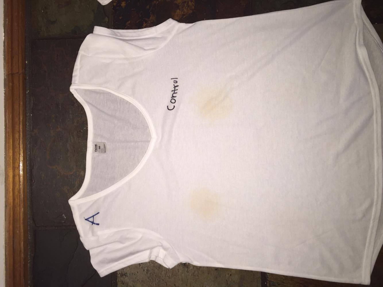 Science blog: Stain Remover Experiment