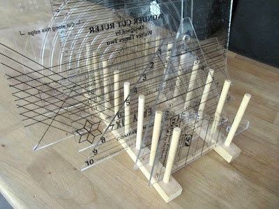 Sew Many Ways...: Tool Time Tuesday...Storing Quilt Rulers