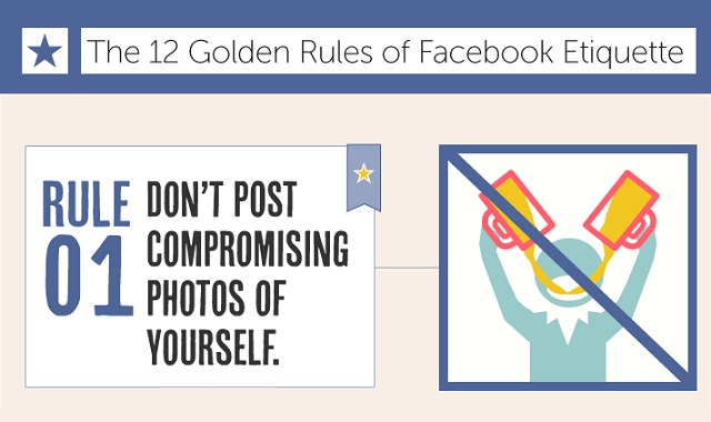 12 Golden Rules of Facebook Etiquette [INFOGRAPHIC]