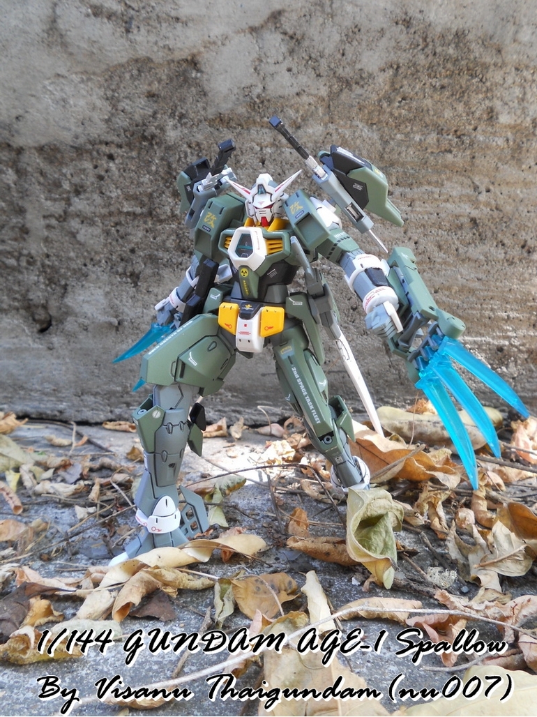 HG 1/144 Gundam AGE-1S Spallow Dragon momoko brand