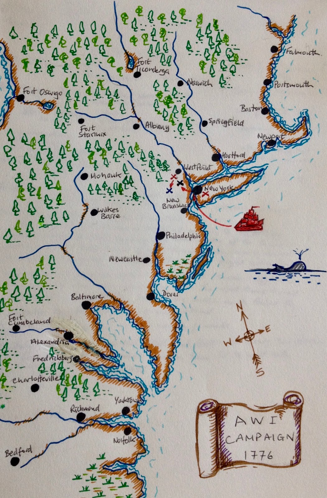 Grid based wargaming - but not always: AWI campaign continues into July ...