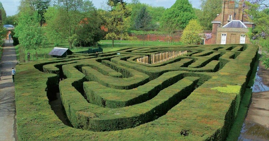 Scattered Showers in a Clear Sky: Maze poem