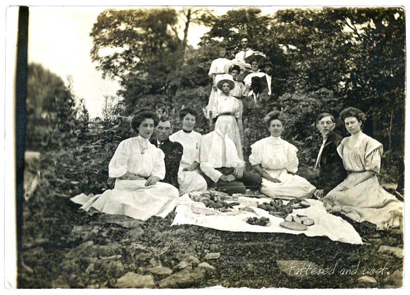 TATTERED AND LOST PHOTOGRAPHS: The GHOSTLY PICNIC