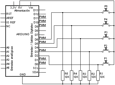 Arduino en español: Button Mouse Control