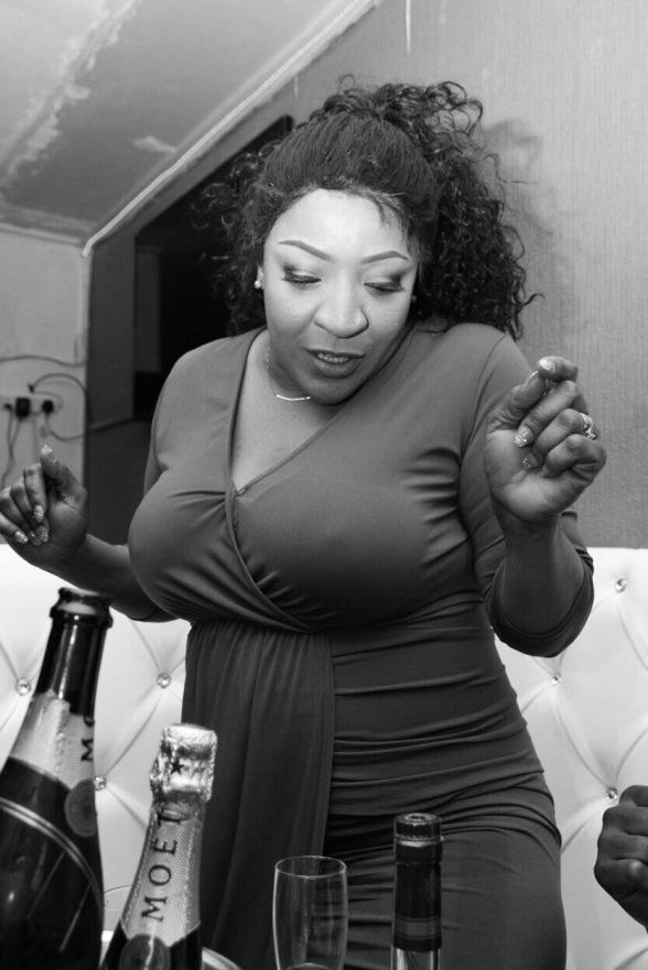 Photos: Rita Nzelu & Husband Party With Friends In London To Celebrate Her Endorsement Deal ...