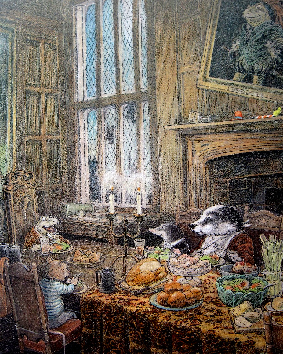 Content in a Cottage: Inga Moore Illustration for Wind in the Willows