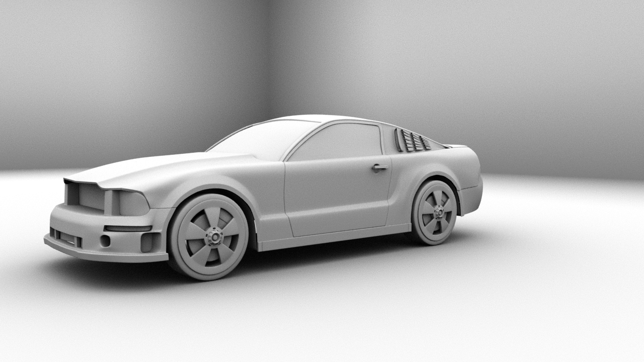Car Modelling Using Reference Images In Maya - My Works