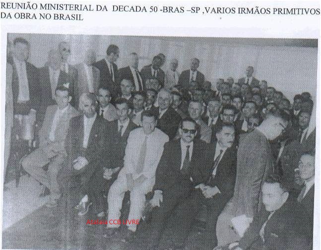 ATALAIA DA CCB LIVRE: CCB-BRAS EM 1950