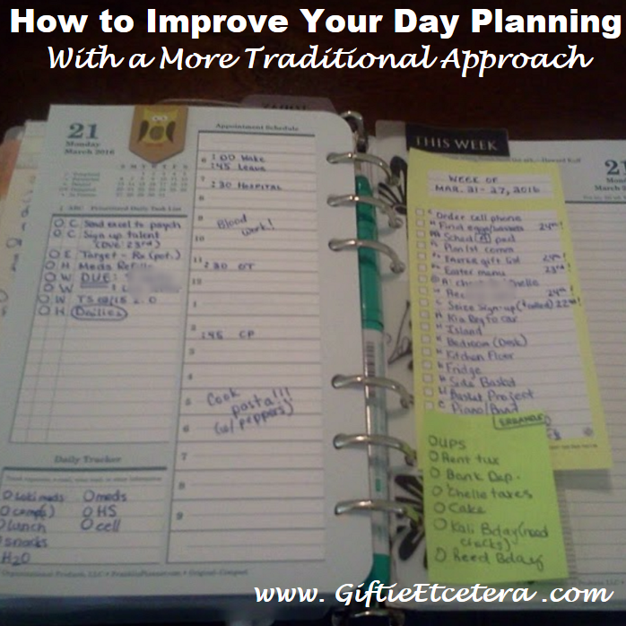 Trying a Traditional Day on Two Pages Approach to Planning | Giftie ...