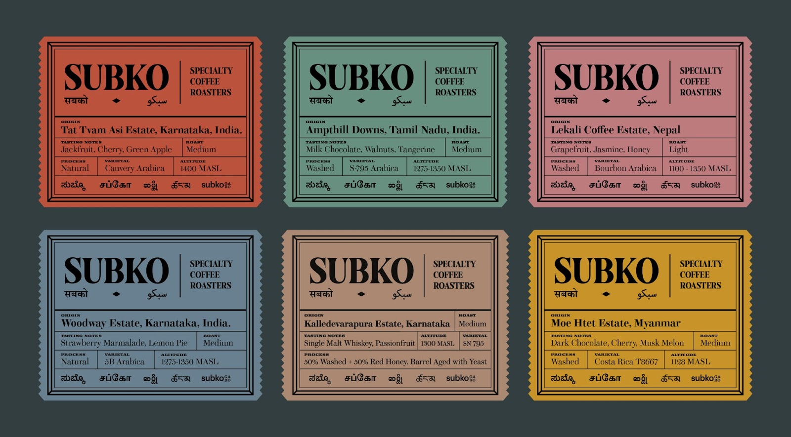 Subko Coffee Roasters – Packaging Of The World