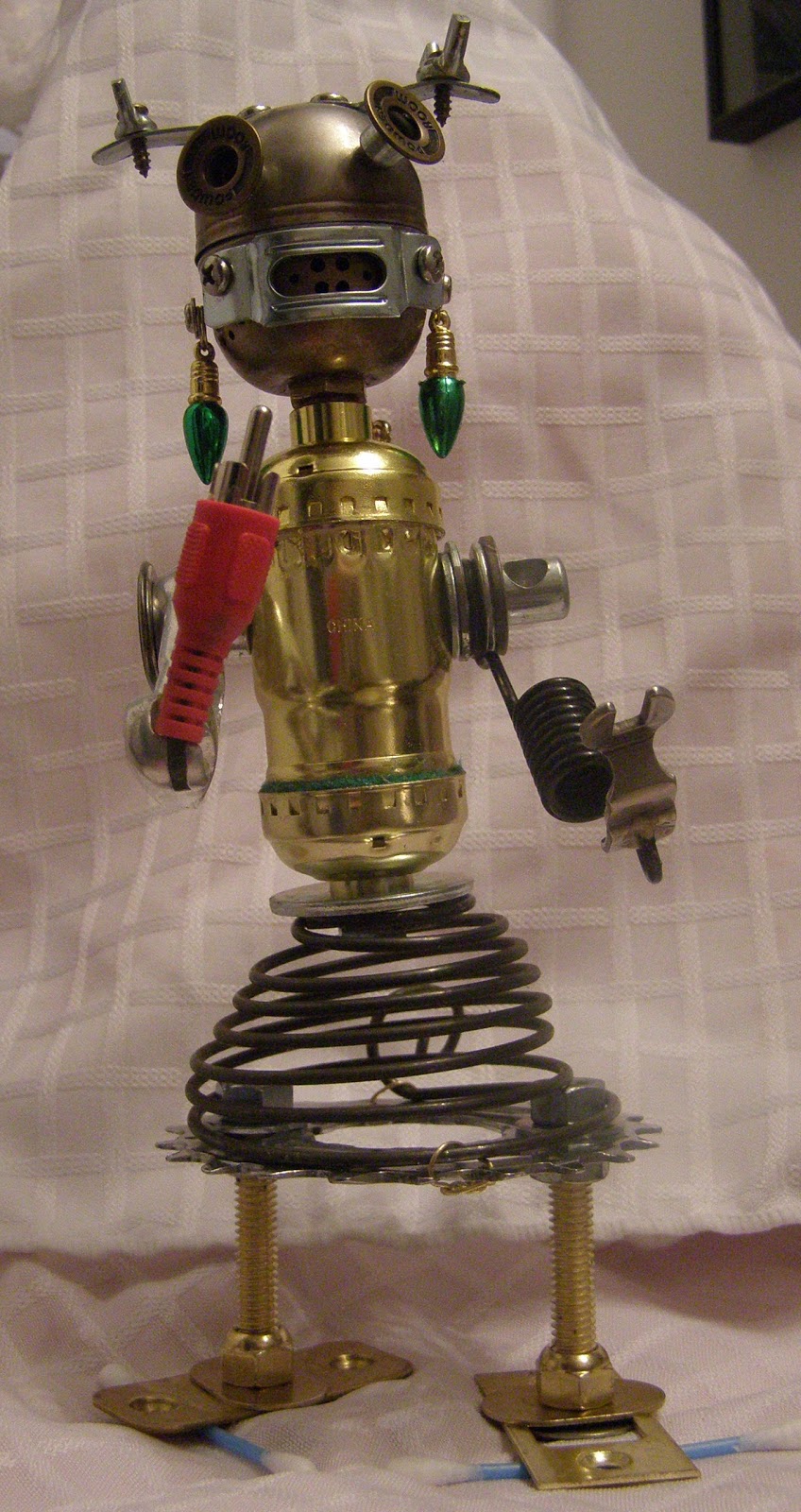 Marla Thirsk Art: 'SPARE PARTS' SCULPTURES (Robots etc.)