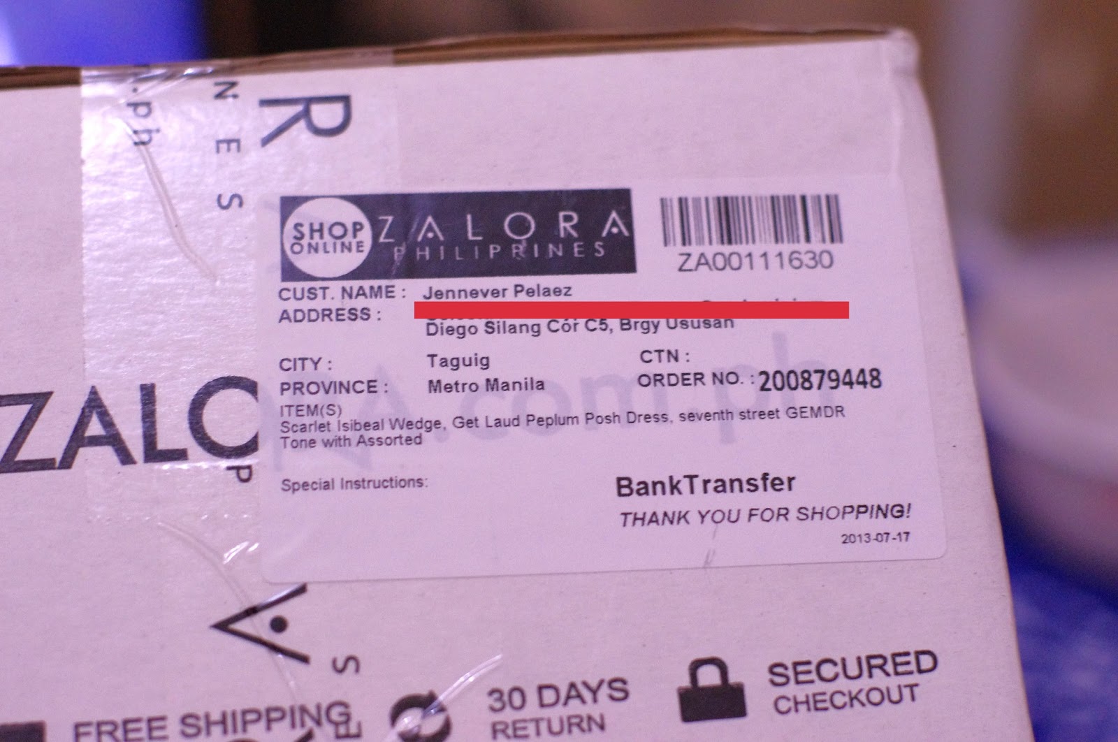 Jen Never Blogs: My first bad Zalora experience