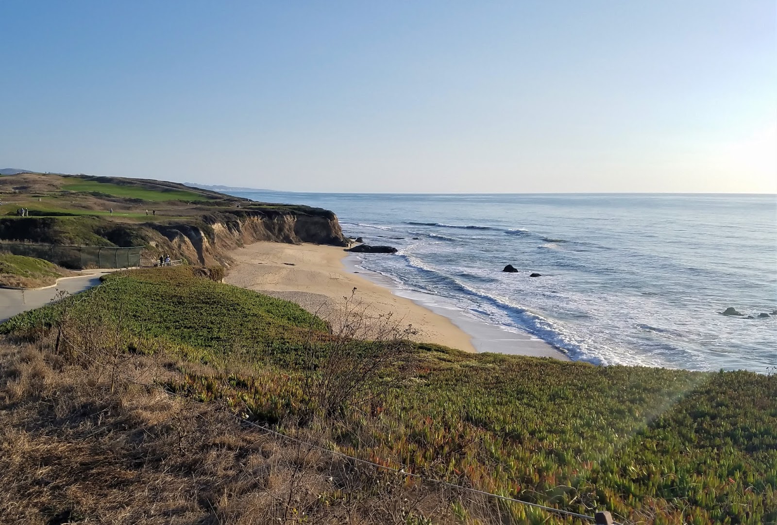 On the road to Half Moon Bay