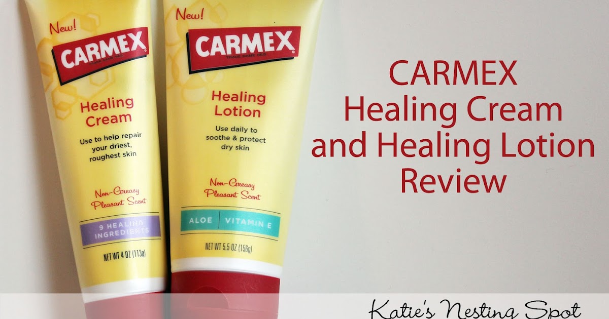 Katie's Nesting Spot: Giveaway! Carmex Healing Cream and Hydrating Lotion