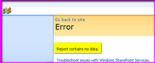 Amol Ghuges Sharepoint Blog Report Contains No Data