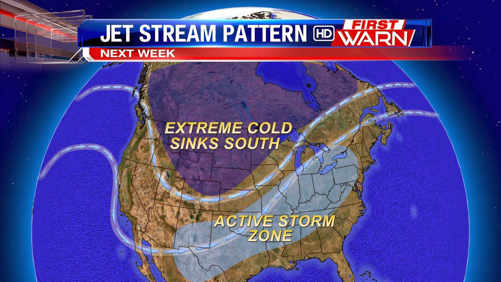 First Warn Weather Team: Changes in the jet stream will ease the cold ...