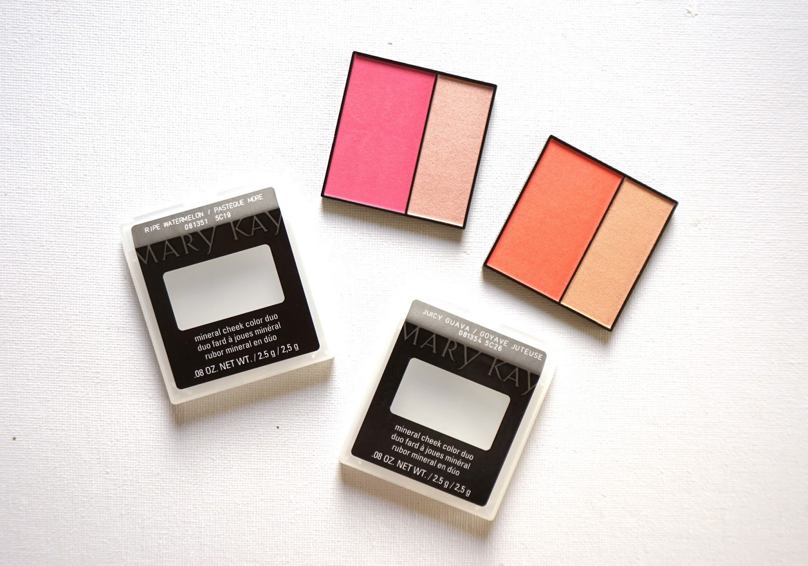 Mary Kay Mineral Cheek Color Duo in Ripe Watermelon and Juicy Guava ...