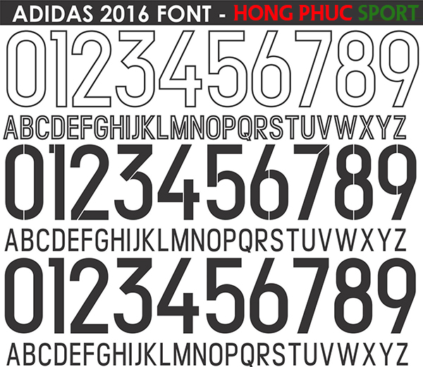 Font Chữ Và Số Đẹp Cho Áo Bóng Đá – In áo bóng đá chữ số font đẹp