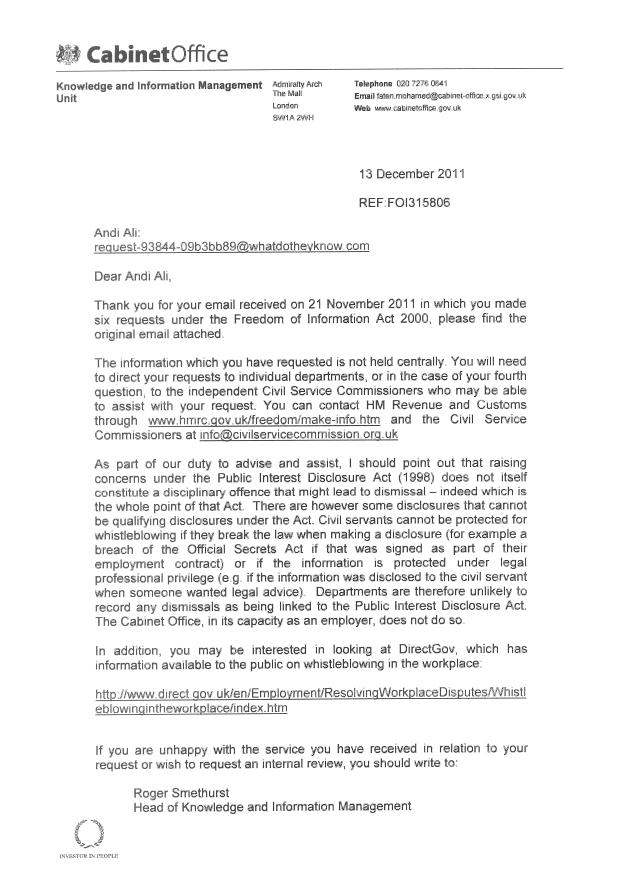 HMRCLEAKS: Blog of a Civil Service whistleblower in Her Majesty's ...