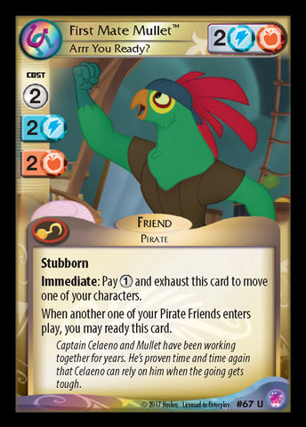 MLP First Mate Mullet, Arrr You Ready CCG Cards | MLP Merch