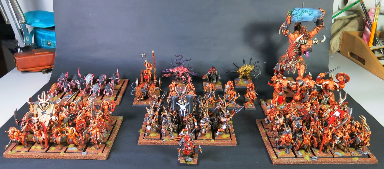Adeptus Malaysia: Huzzah! Beastmen Army DONE