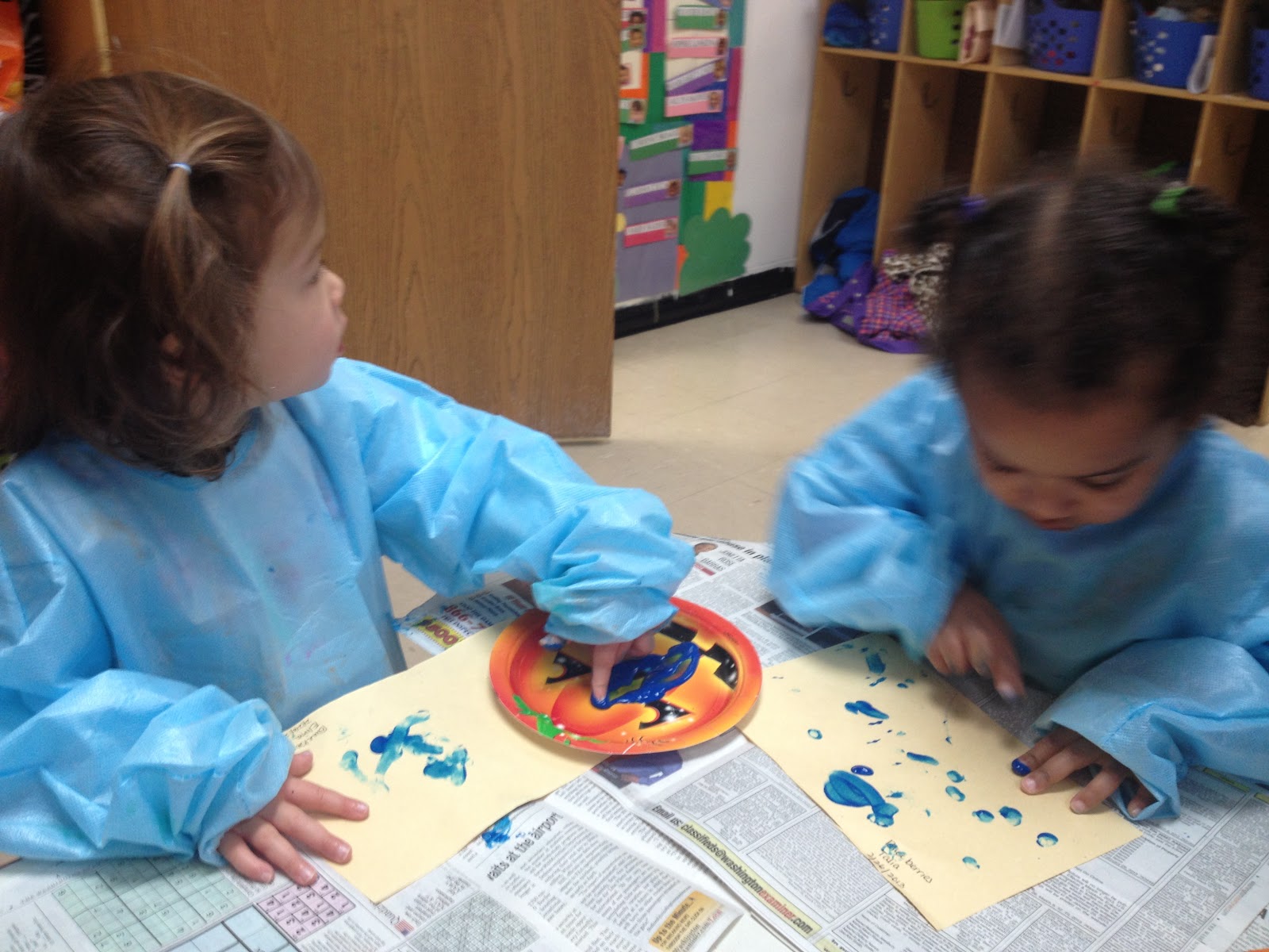 HH Preschool Class Reflections: Blueberry Art