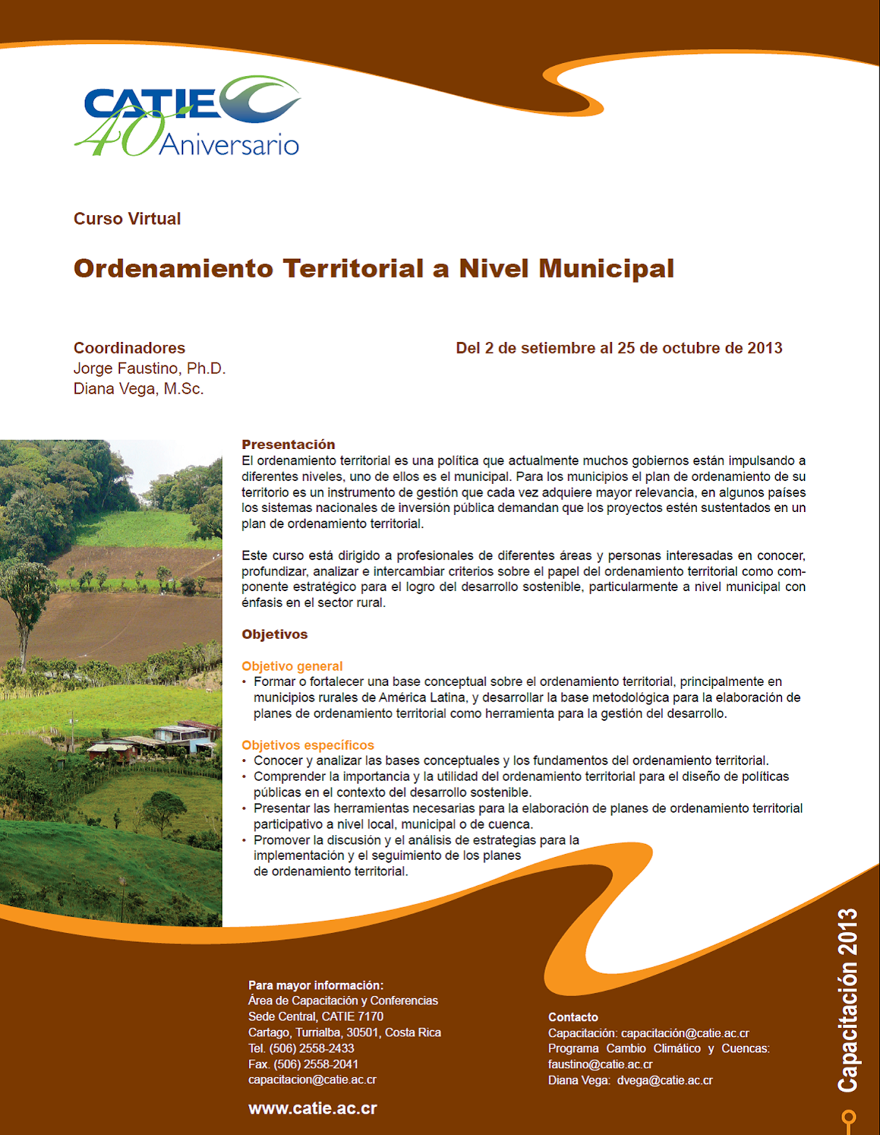 Programa Sustentabilidad Ambiental: Curso virtual dictado por el CATIE ...