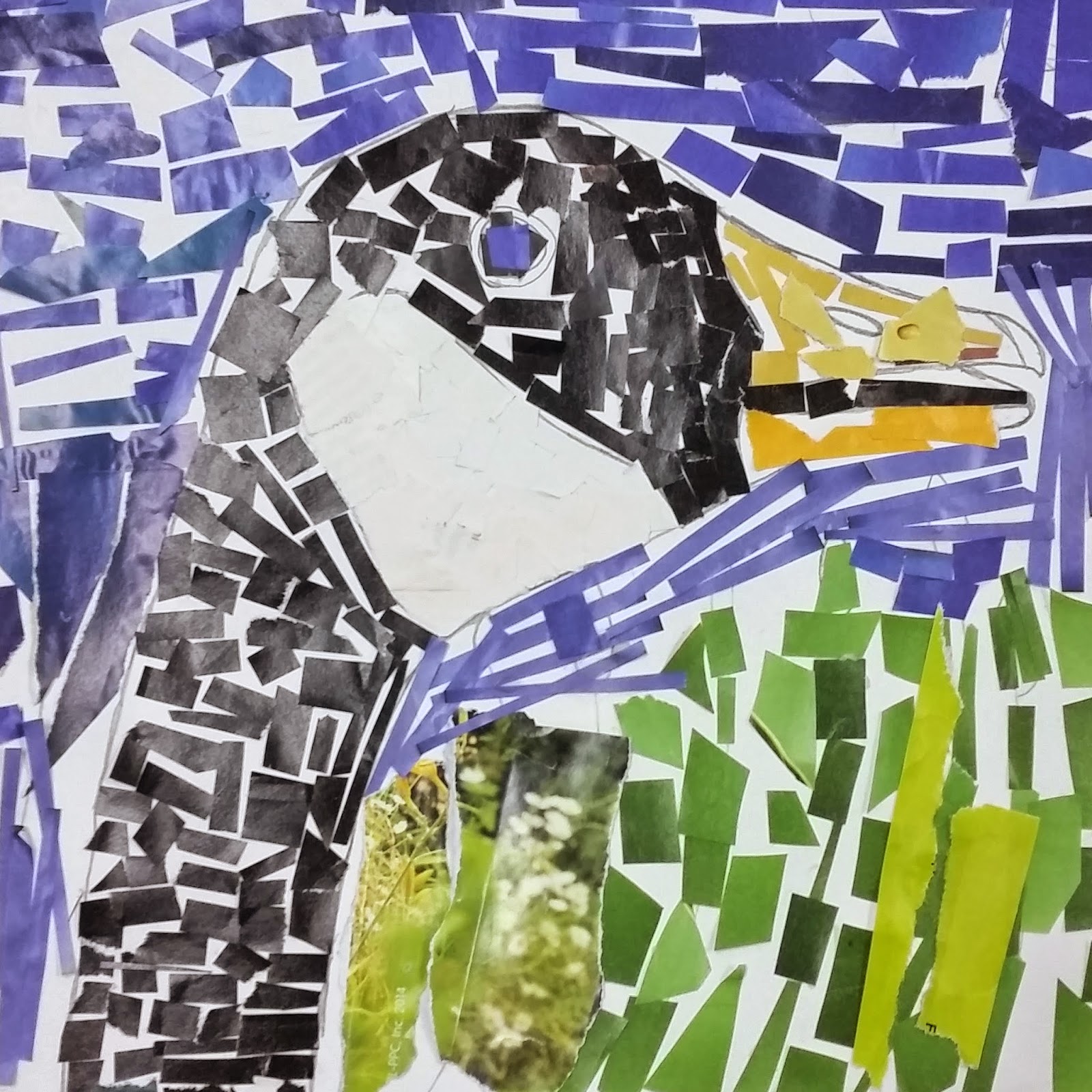 Jerdee's Art Classes: Animals in Art: Magazine Mosaics