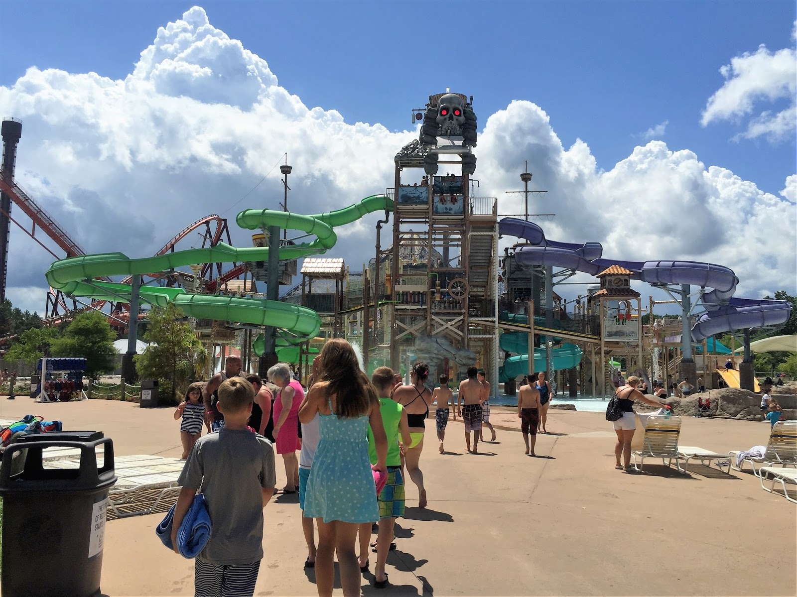 Granna to Three: Water Park at Six Flags