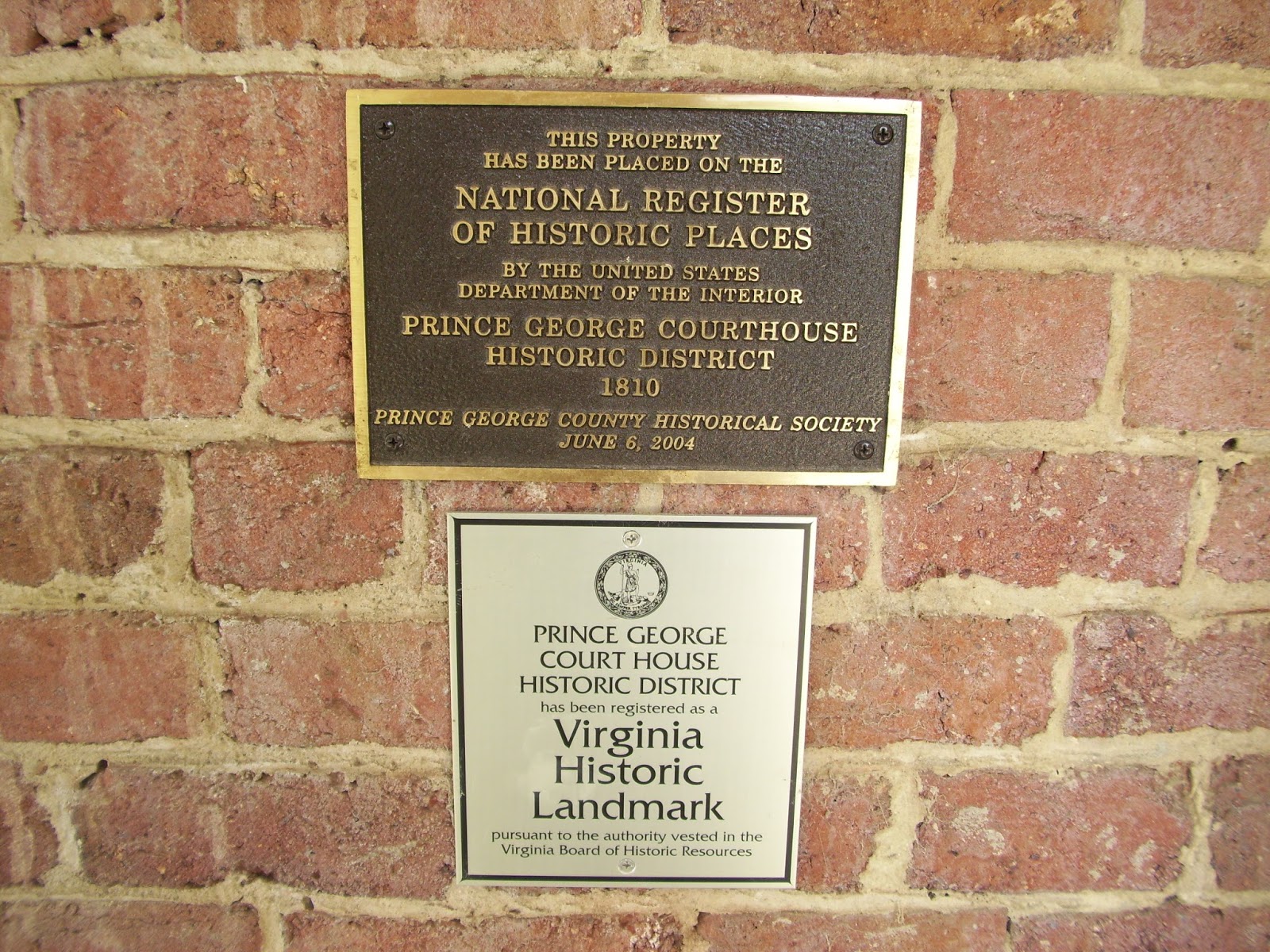 The Matt Ward History Experience : Prince George County Courthouse