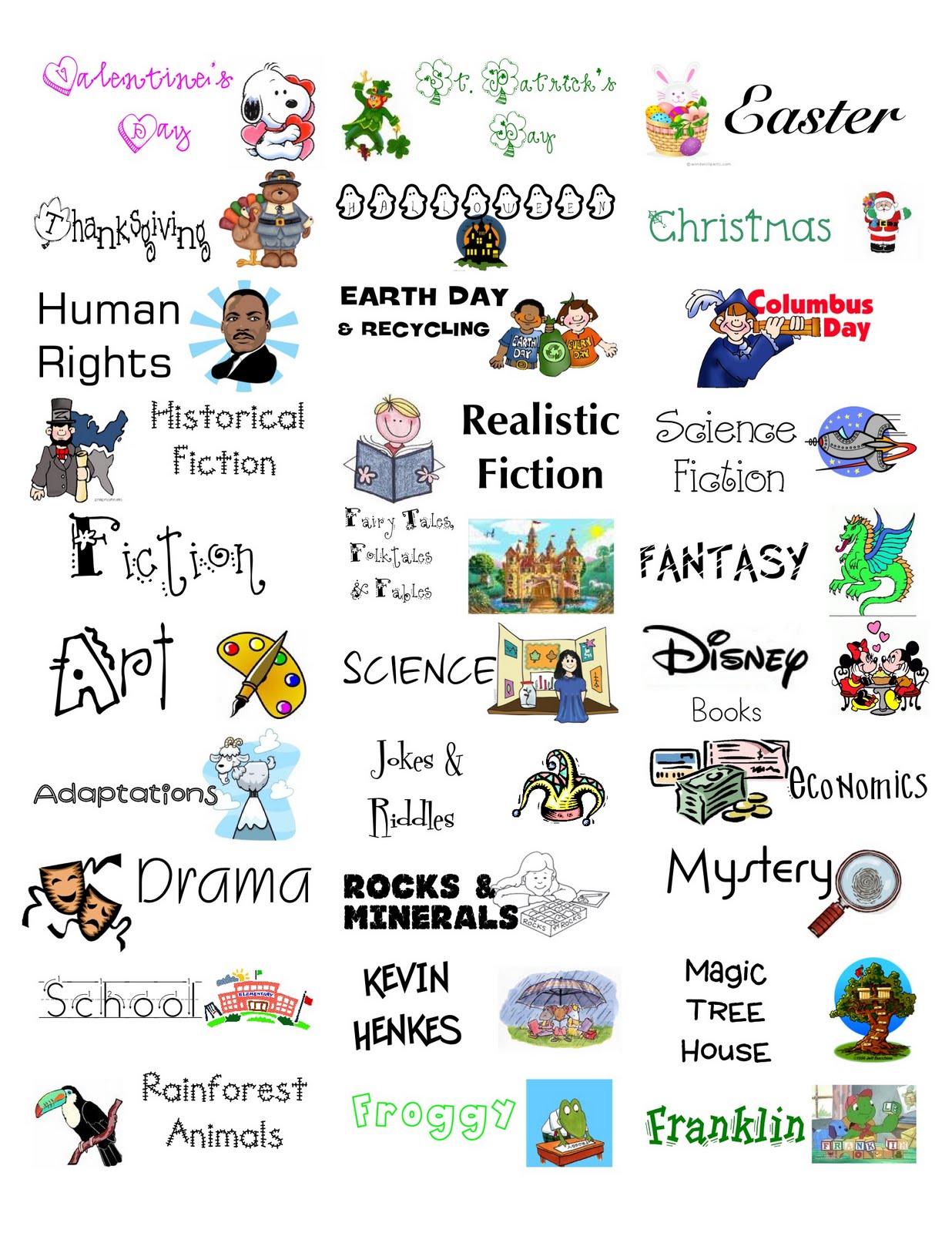 Ms. Carlie's Little Learners Preschool: Classroom Library Book Labels