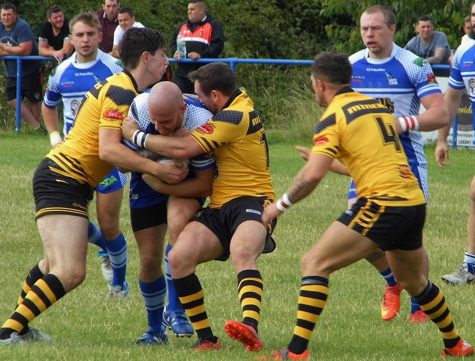 We all stand together: MINERS DIG DEEP TO HANG ON TO WIN AT LOCK LANE