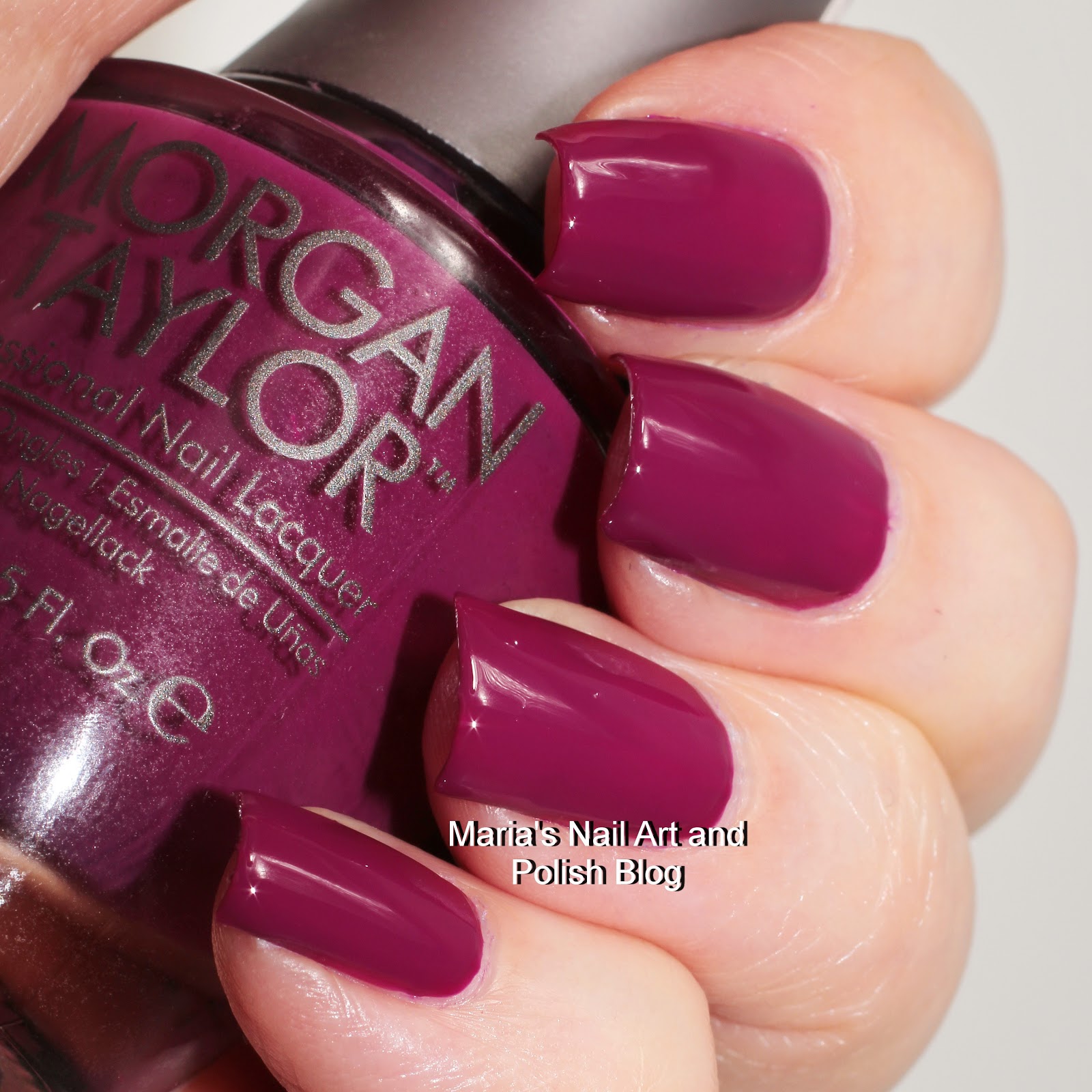 Marias Nail Art and Polish Blog: Morgan Taylor Berry Perfection and ...