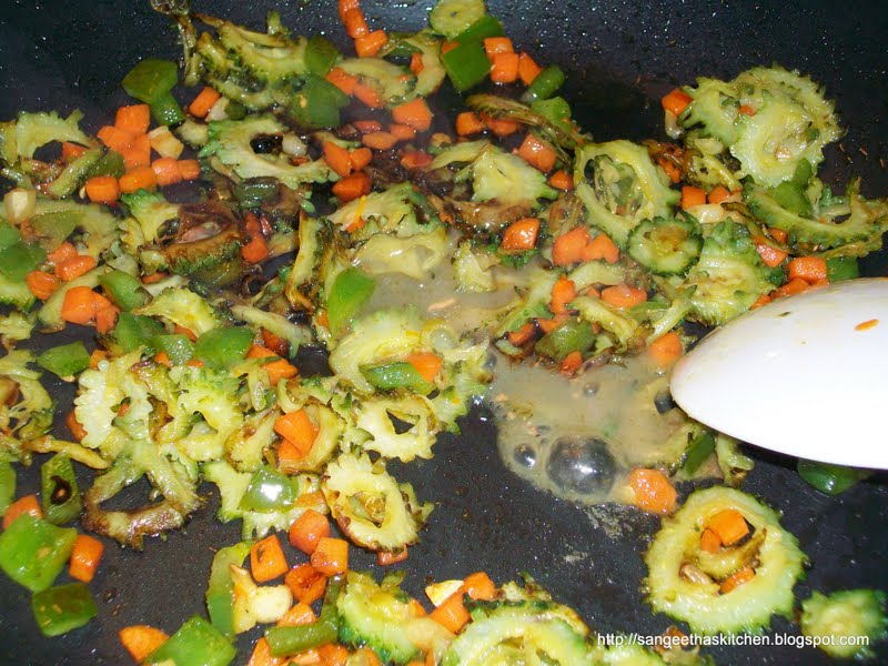 Spicy Treats: Bitter Gourd Fried Rice/Karela Fried rice