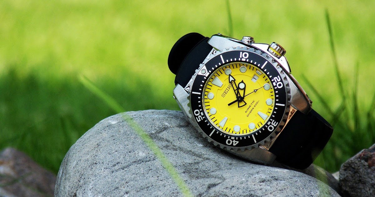 Hand Watch on Rock Wallpaper