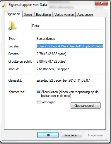 Handleiding data analyseren met R: 1.1 De working directory van R instellen