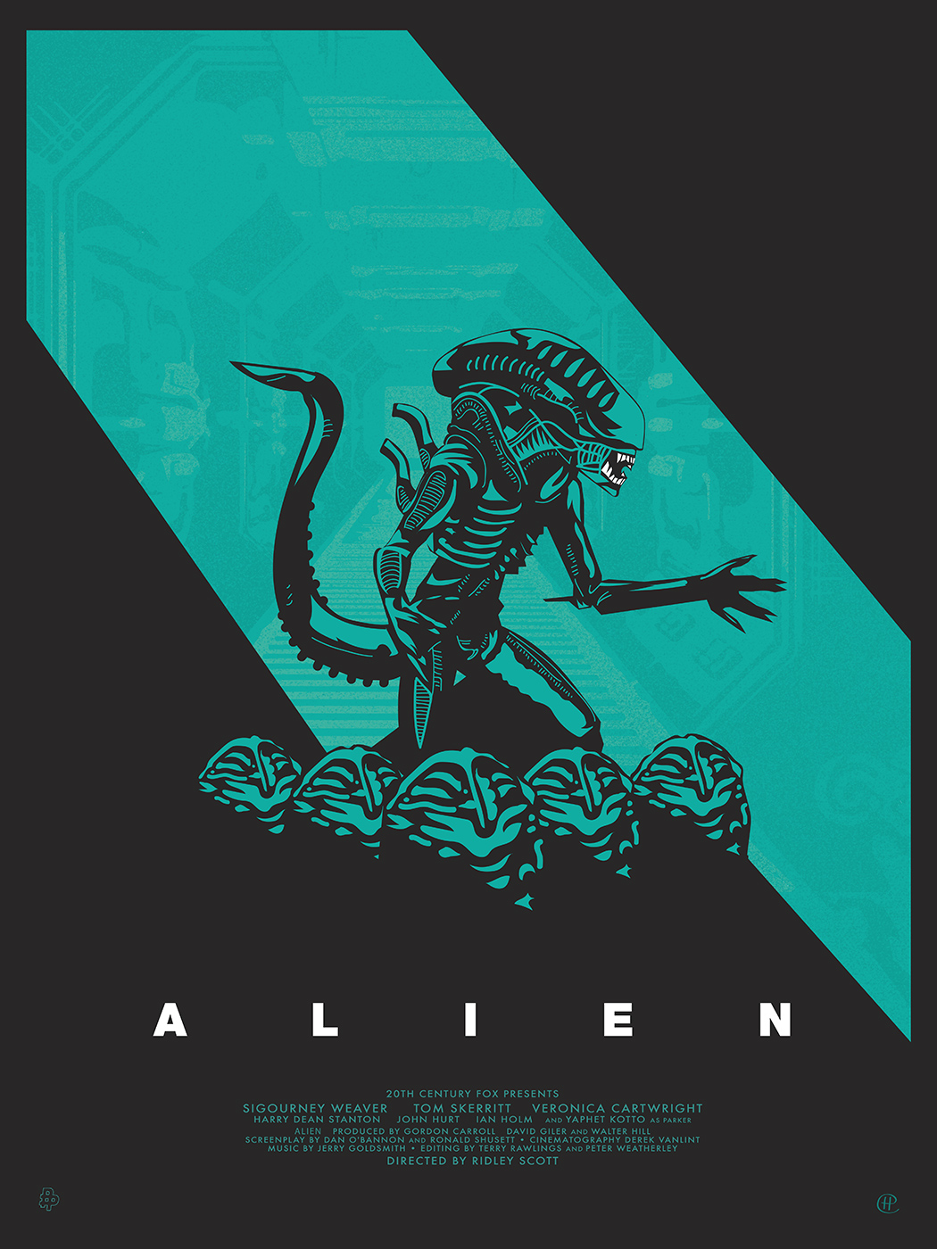 The Geeky Nerfherder: Movie Poster Art: Alien (1979)