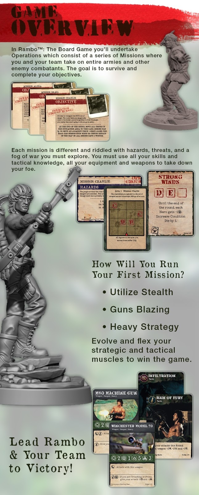 Tabletop Fix: Everything Epic Games - Rambo the Board Game Kickstarter