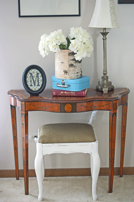 goodwill sewing stool makeover... | Midwestern Girl