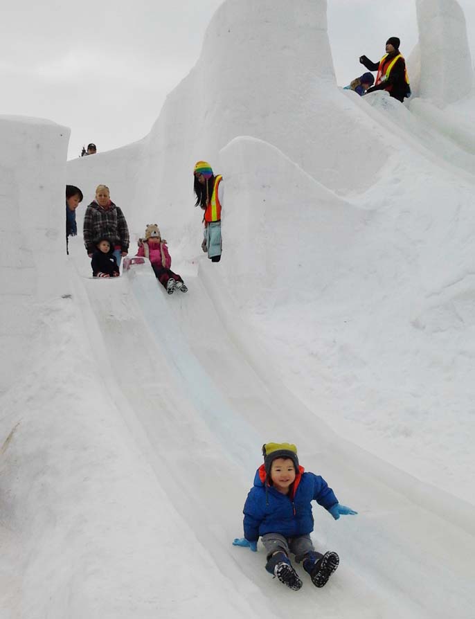 Sketching Along The Way...: Ice on Whyte Festival ice slide