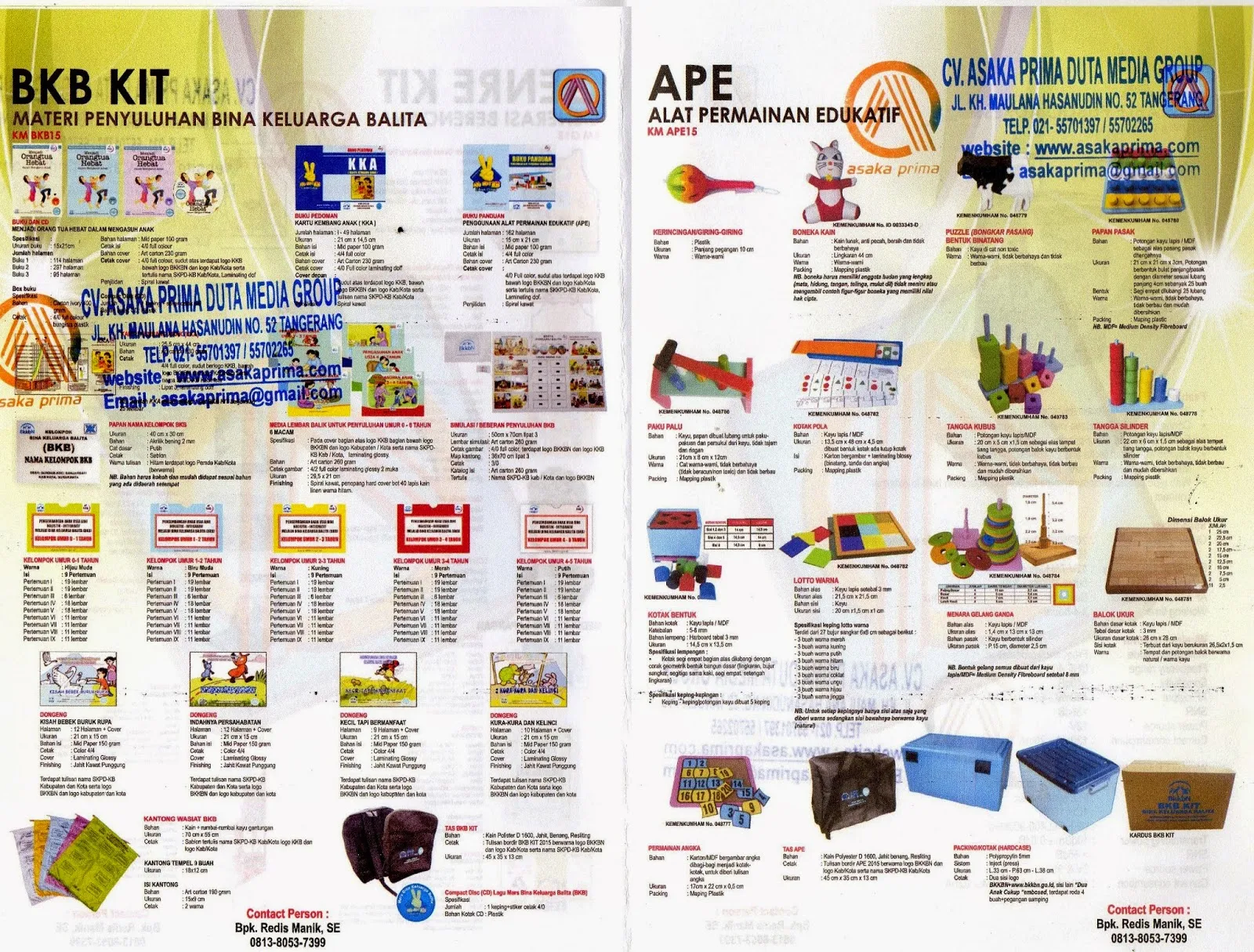 BKB KIT ~ BUKU MATERI PENYULUHAN BINA KELUARGA BALITA (BKB) - Produsen ...