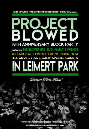 ED MAGIK TV : Project Blowed 18th Anniversary Block Party in Leimert Park