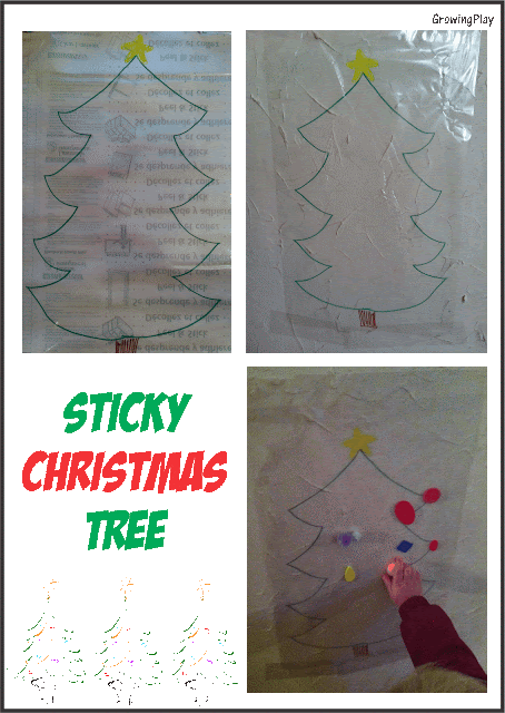 Growing Play: Sticky Christmas Tree