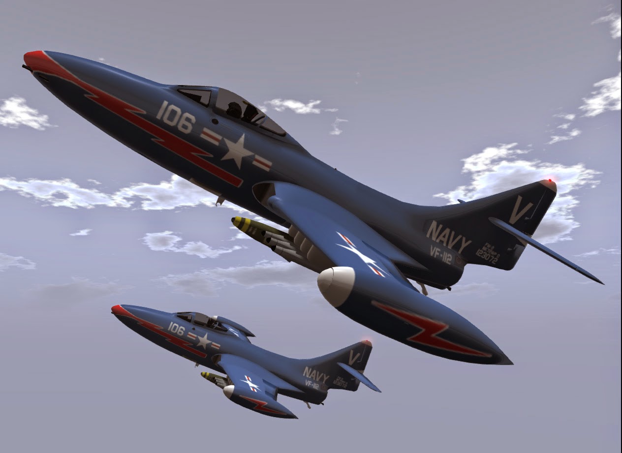 AEB & Wings - Since 2007 Building the World: AEB&W Grumman F9F Panther