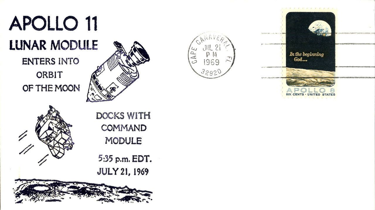 Signed Covers: USA 1969 Apollo 11