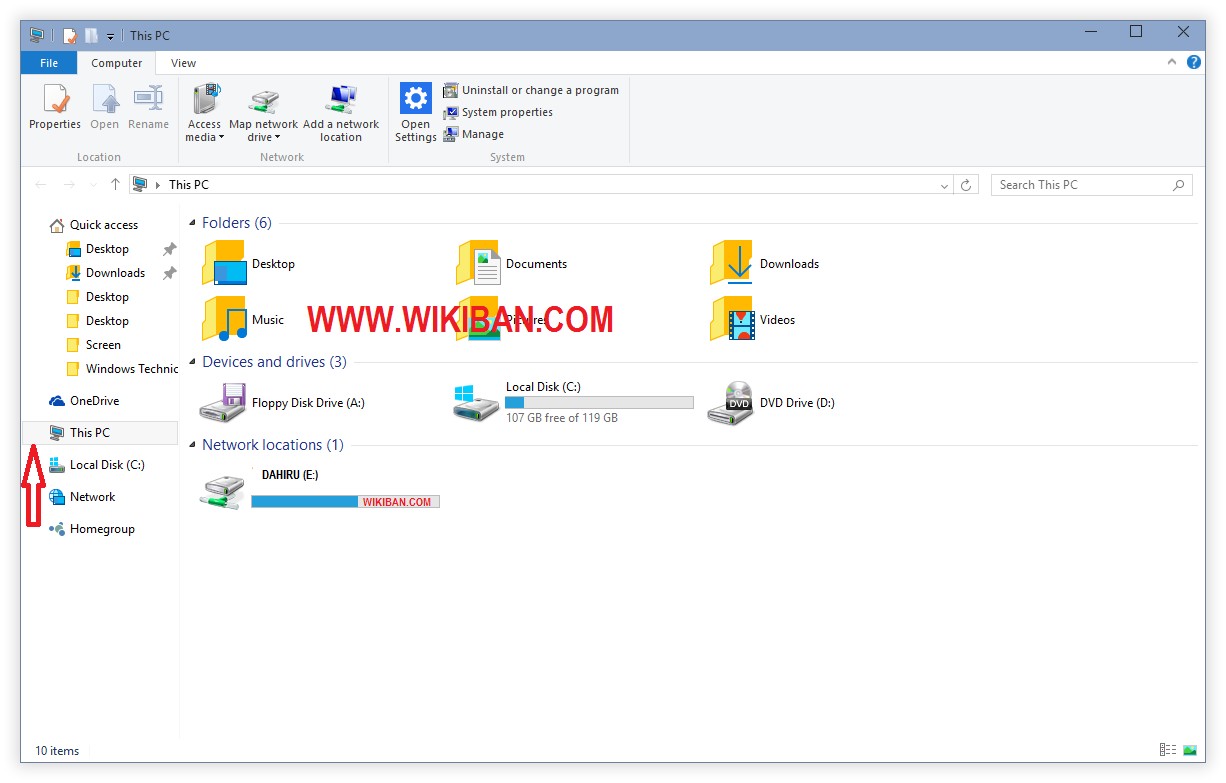 How to Configure File Explorer to Open with ThisPC or My Computer in ...