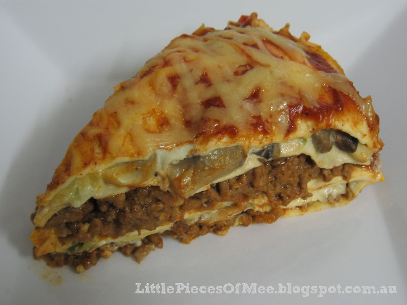 Little pieces of mee: Mexican tortilla stack