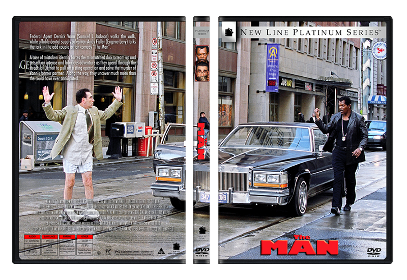 DVD Cover Design: The Man (2005)