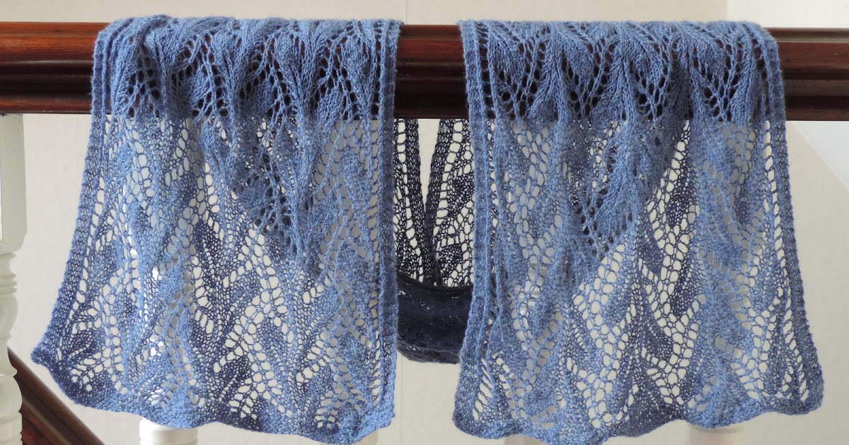 Knitting Now and Then: A Cashmere Lace Scarf